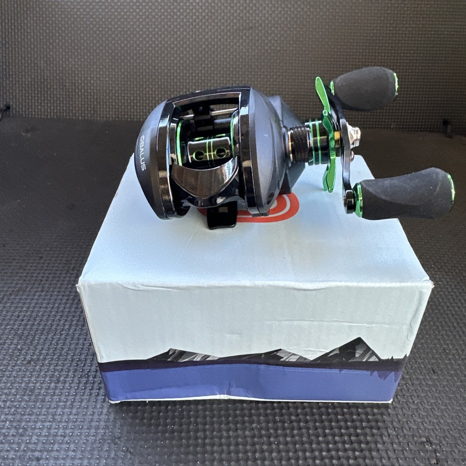 NEW Balus Baitcaster Carbonlite BR BS2000 Green Obalus Reel. B4 | eBay