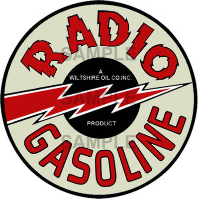 2 INCH GASCO RADIO GASOLINE GAS STATION DECAL STICKER SEVERAL SIZES ...