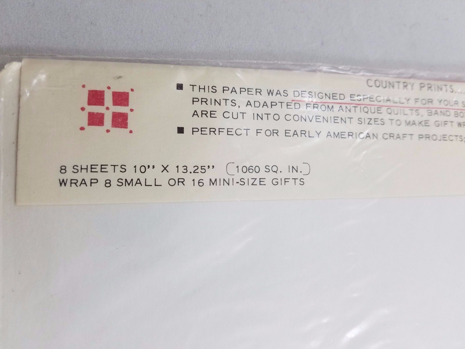 Vintage PennyRoyal Papers Gift Wrap Wrapping Paper Colonial Birds 8 ...