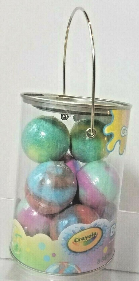 Crayola Bath Bombs 8 Ct. Grape Jam/Laser Lemon/Cotton Candy/Bubble Gum ...