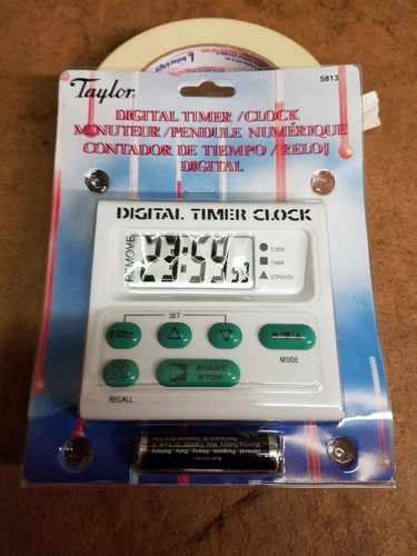 Taylor classic dual event digital timer model 5813 NIB NOS | eBay