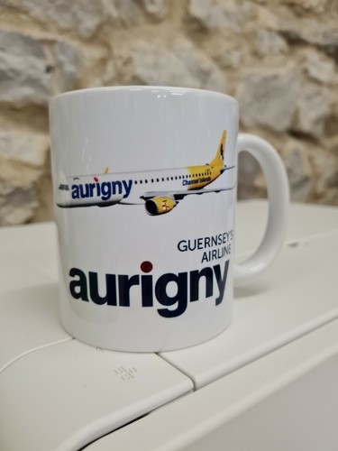 Aurigny Airlines plane Cup Mug Airline Guernsey Channel Islands Air | eBay