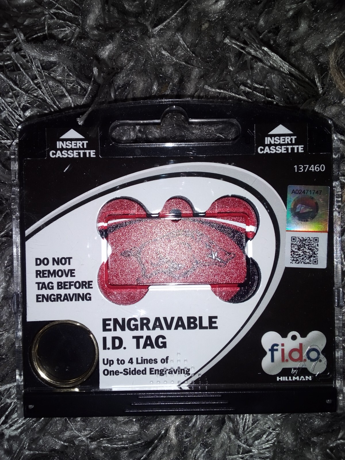 FIDO engravable pet id tag - Arkansas Razorbacks | eBay