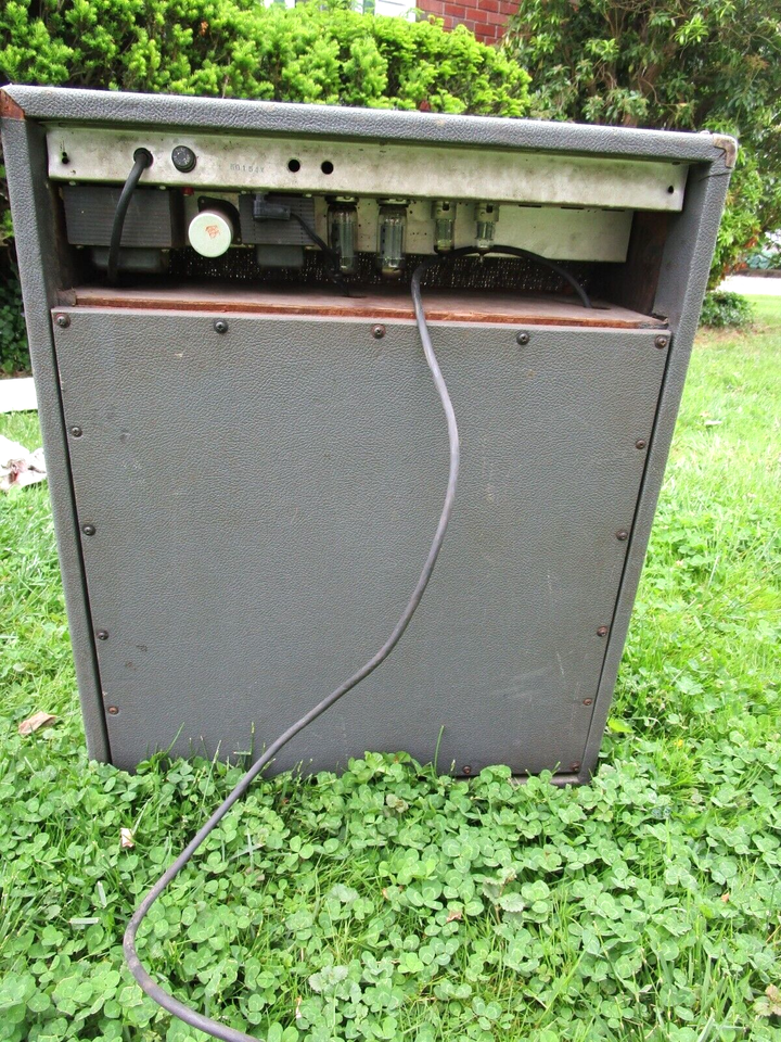 SOUND X-202+ BASS GUITAR TUBE AMP, 1960'S L.I. NY 1-15" SPEAKER, BIG ...