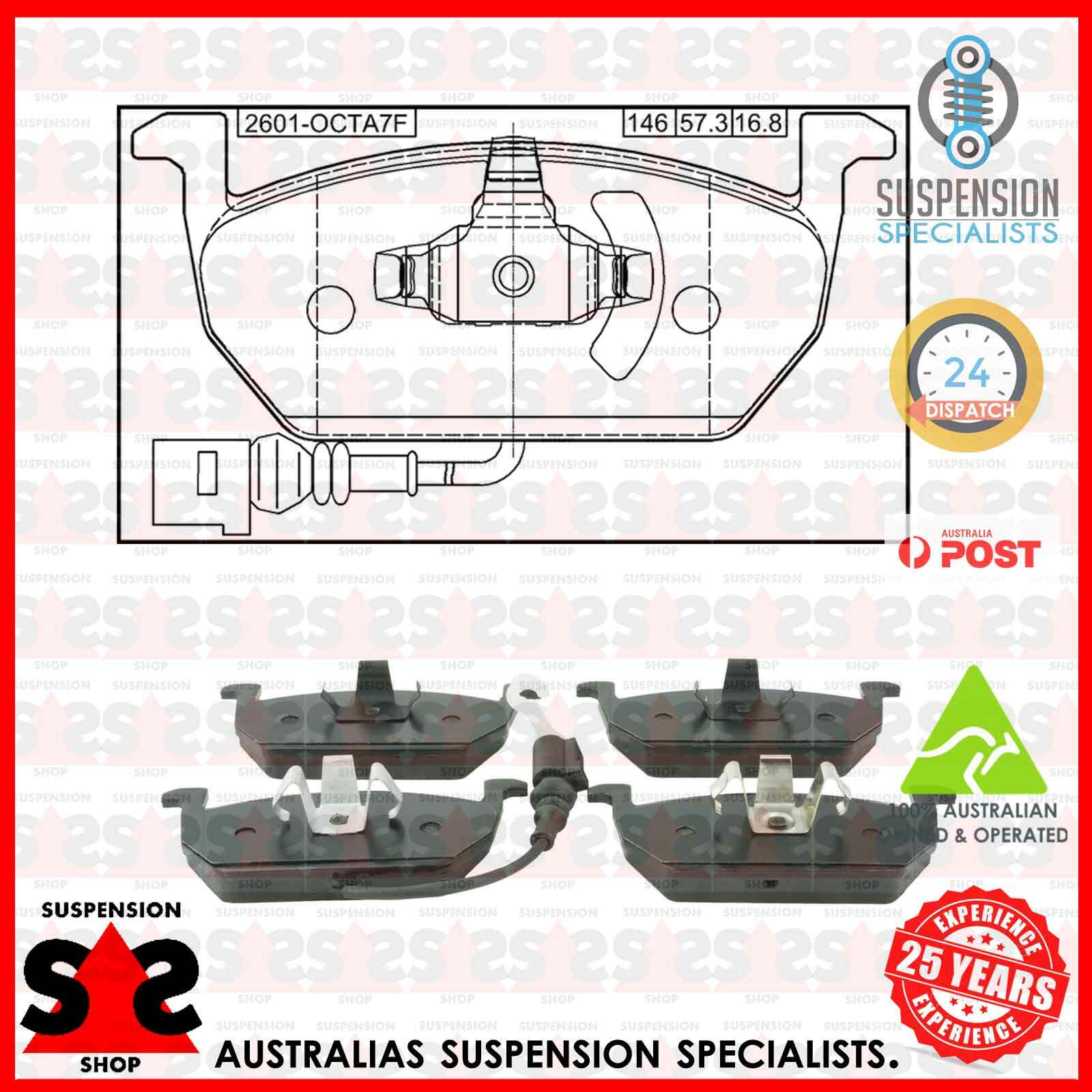Front Axle Brake Pad Set, Disc Brake Suit AUDI A3 Convertible (8V7, 8Ve ...