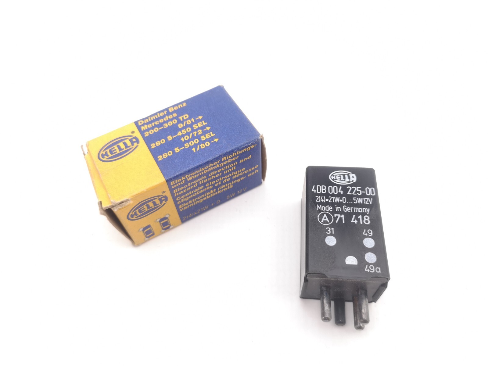 RELAY TURN LIGHT HELLA 4DB004225-00 2(4)x21W+0 5W12V | eBay
