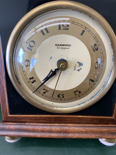 Vintage Hammond Synchronous Electric Mantel Alarm Clock For Repair | eBay