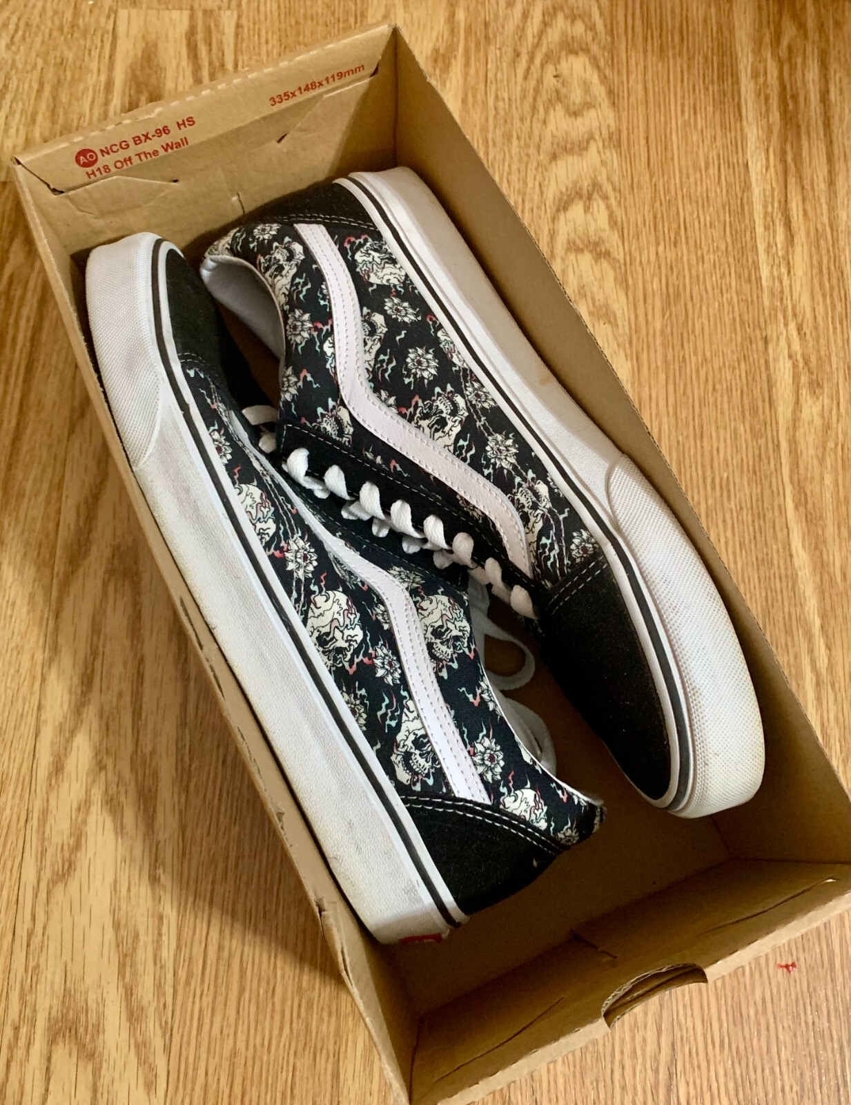 Vans Old Skool Flash Skulls & Flowers Black & Multi S… - Gem