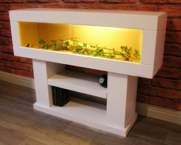 4 FT Modern Reptile Vivarium Tank With High Display Stand for sale ...