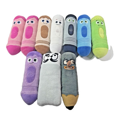 10x BabyFirst TV Color Crew Plush Crayons Purple White Black Pencil ...