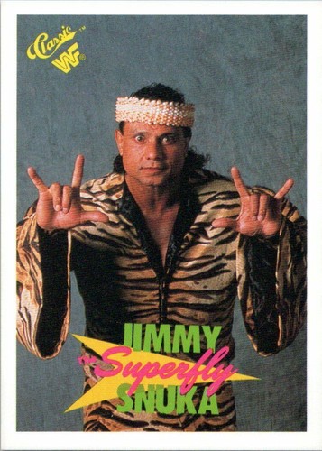 Superfly Jimmy Snuka 1990 Classic WWF #14 | eBay
