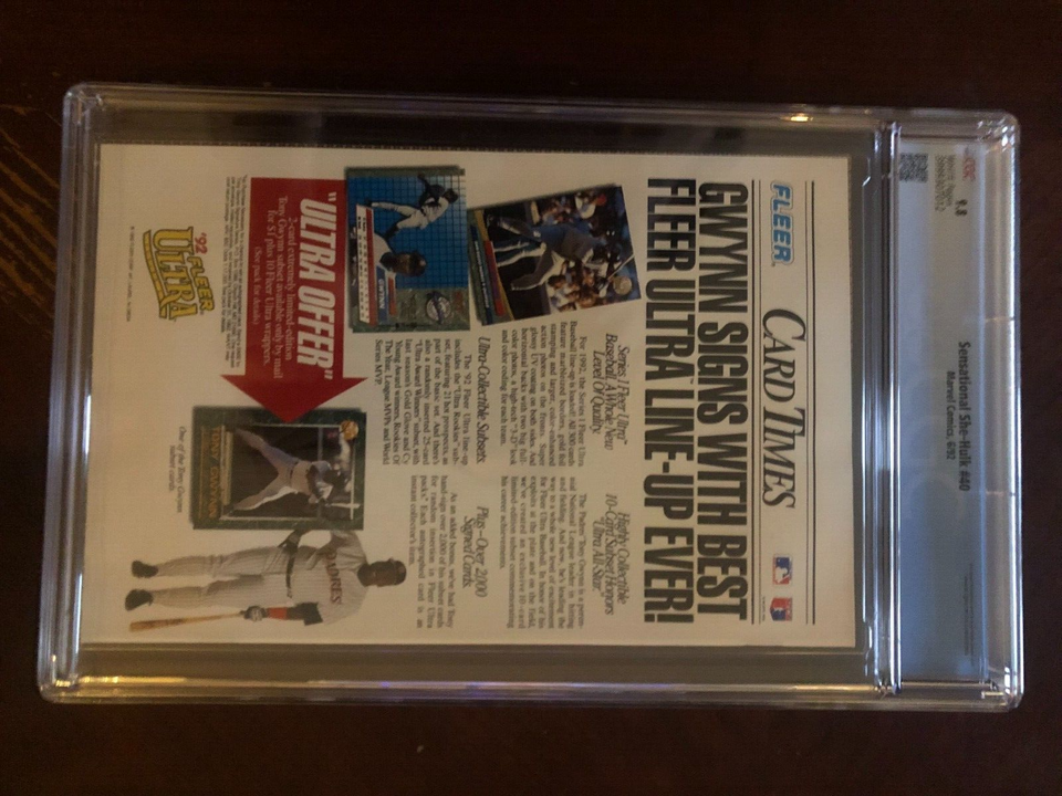 CGC 9.8/NMMT 6/92 SENSATIONAL SHE-HULK #40! WHITE PAGES! SEXY JUMP ROPE ...