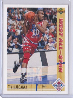 1991 Upper Deck Tim Hardaway Golden State Warriors #50 All Star HOF ...