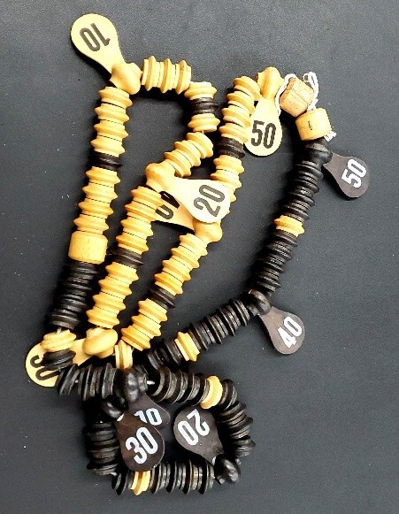 Vintage Pool Table Score Counter Wood Beads Wooden Billiards Score ...