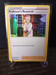 Pokemon Rare Holo Foil Professor's Research Card 062/073 Champion's ...