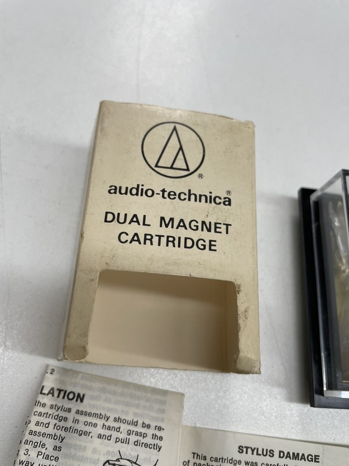 AUDIO TECHNICA (AT12SA) CARTRIDGE & AUDIO TECHNICA SHIBATA STYLUS ...