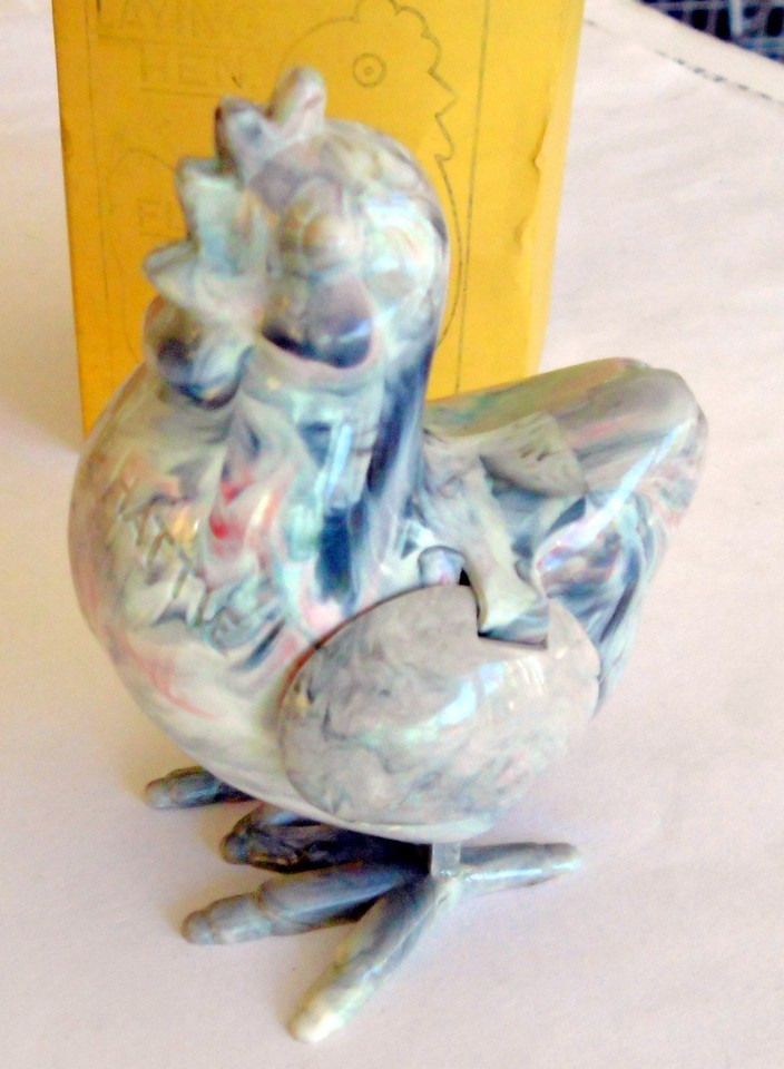 Vintage 1950s HAPPY HATTIE laying hen toy (Selcol product) boxed. | eBay UK