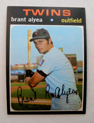 1971 Topps #449 BRANT ALYEA Minnesota Twins NM | eBay