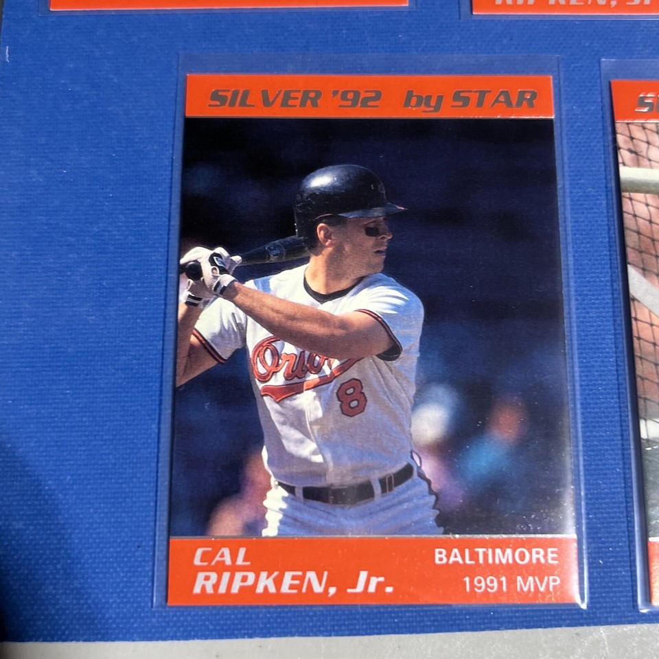 🔥1992 STAR CO. SILVER CAL RIPKEN JR. SET ONLY 200 SETS W/Promo/Cert ...