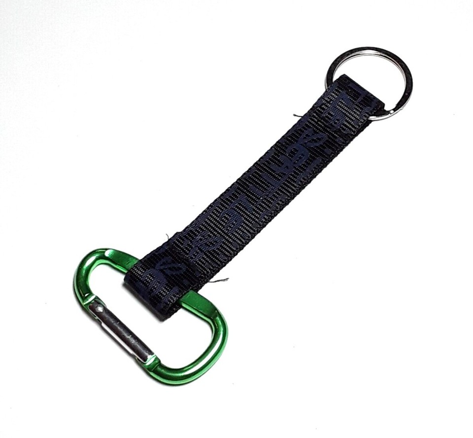 Seattle Black Green Carabiner Clip Hook Robin Ruth Keychain Keyring EUC ...