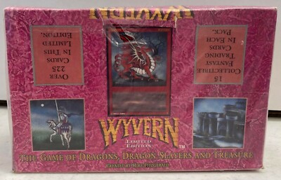 Wyvern Factory Sealed Unopened Limited Edition Booster Box 36 Packs OOP ...