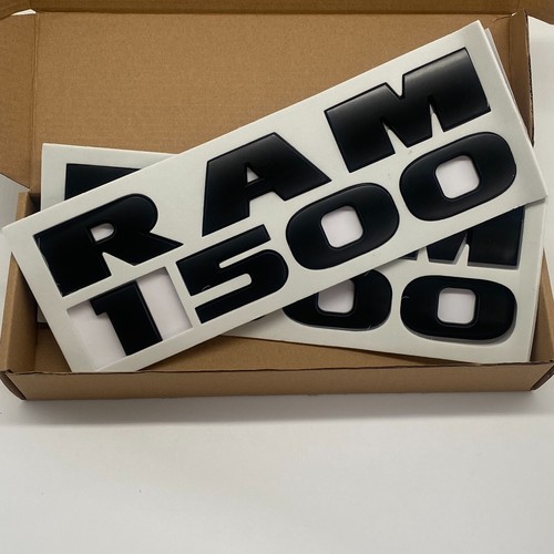 2PCS Set Front Door Emblems Letters Badges Fits for RAM 1500 Models ...