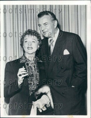 1953 Wire Photo Actors Sidney Blackmer & Jessie Royce Landis Radio ...