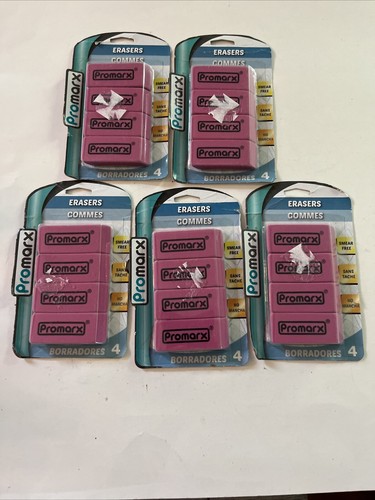Smear-Free Erasers Rapid Erase Lot of 4 New Packages 4 Per Pack ...