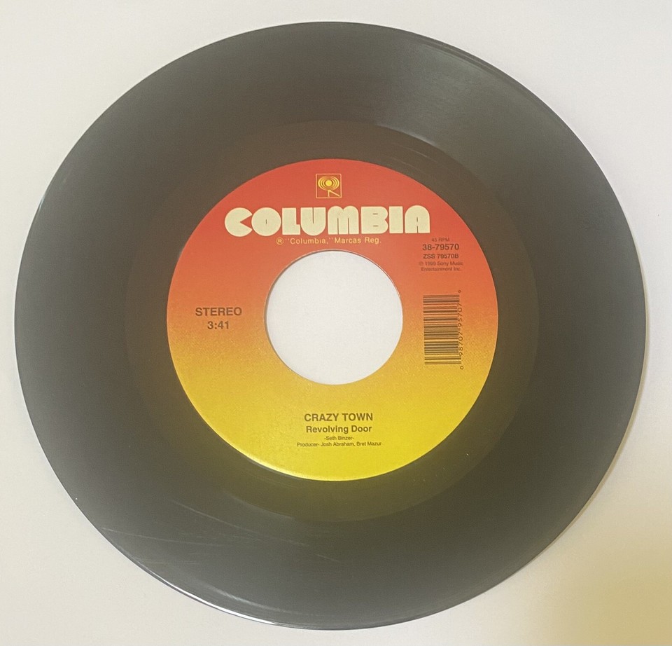 Crazy Town " Butterfly / Revolving Door" 45 vinyl record | eBay