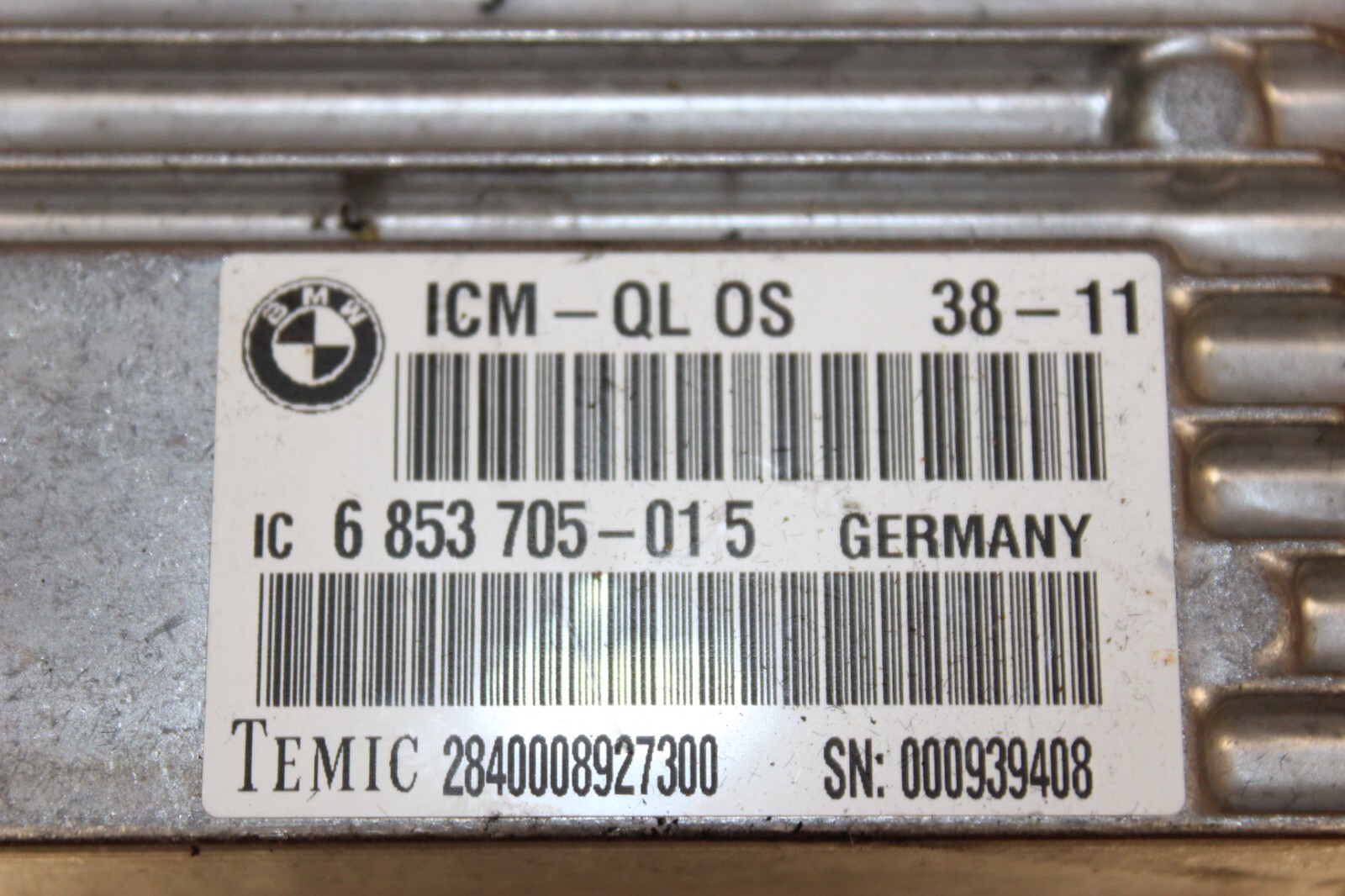 ICM Control Unit Hydron DXC Sensor BMW OEM E71 X6 34506853705 | eBay