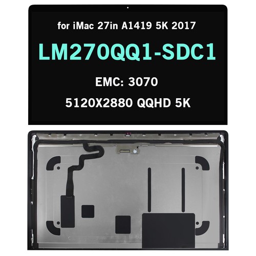 For Apple iMac A1419 2017 LM270QQ1-SDC1 P3 5K IPS LED LCD Screen Panel ...