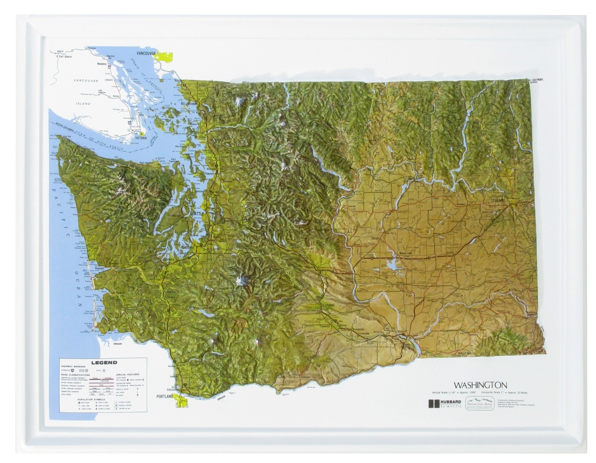Victoria Island Map Of Washington Island County, Washington Topograhic