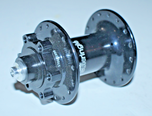 Sun Ringle SRC Front Hub 32H 100mm Black 6-Bolt Disc 15mm Thru-Axle QR ...