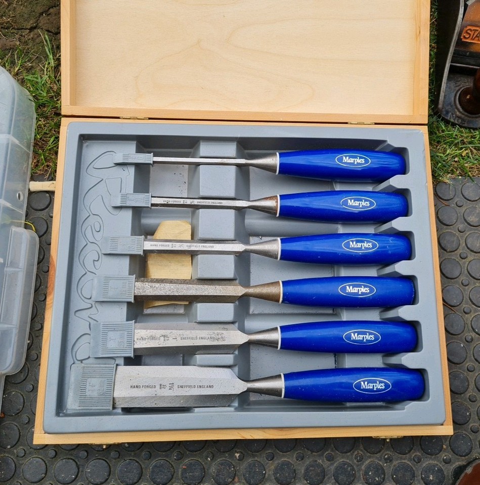 Vintage Marples Boxed Chisel Set. Excellent Condition And Quality Boxed ...
