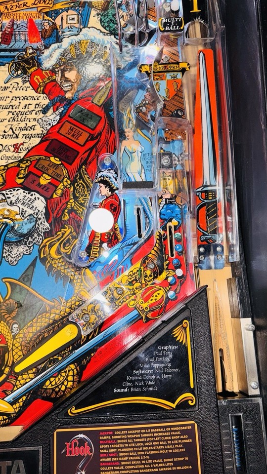 Hook Data East 1992 Pinball Machine LEDs ColorDMD FREE SHIPPING | eBay