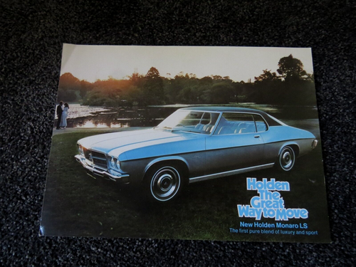 GENUINE ORIGINAL HOLDEN HQ COUPE MONARO LS BROCHURE | eBay Australia