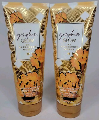 2 BATH & BODY WORKS GINGHAM GLOW ULTIMATE HYDRATION BODY CREAM 8 OZ | eBay