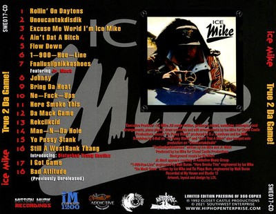 ICE MIKE TRUE 2 DA GAME NEW CD 7428470913232| eBay