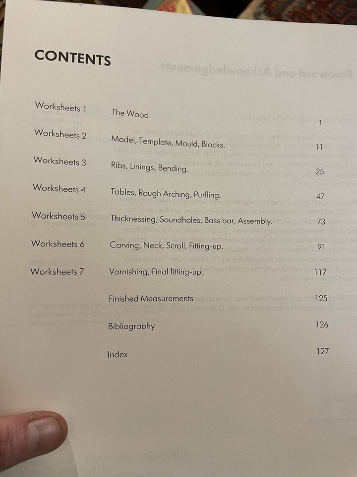 Robertson's Fiddlemaker's Worksheets : Violin / Fiddle Making : Music ...