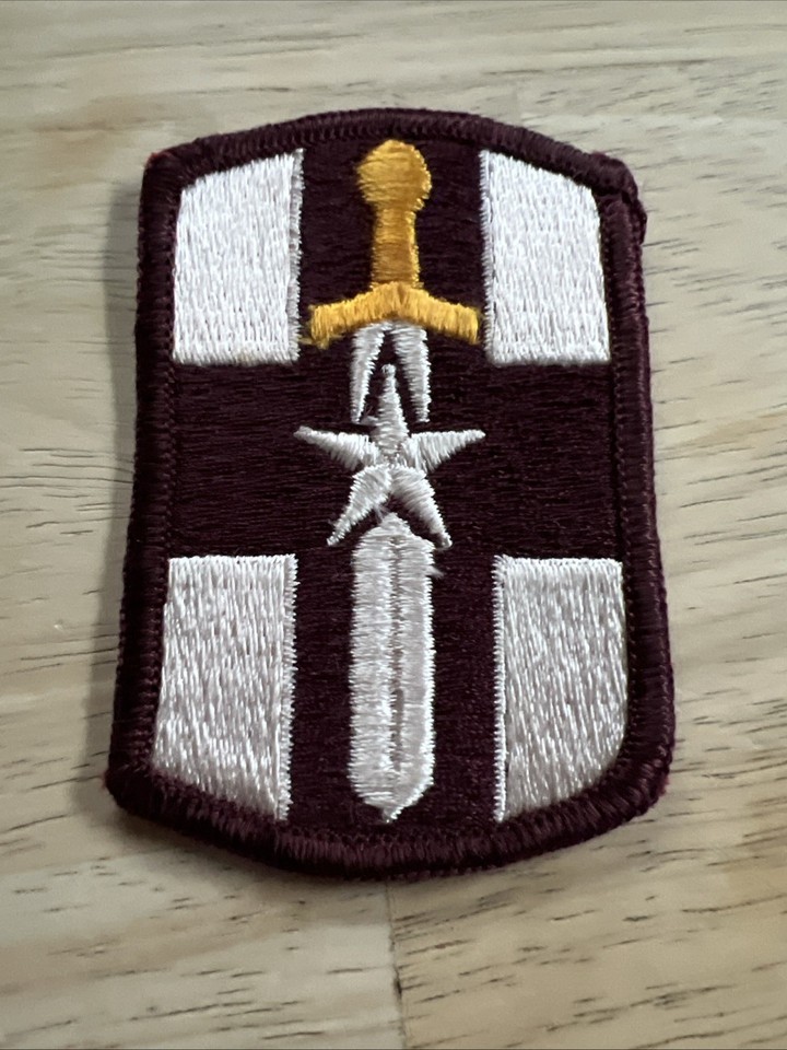 VINTAGE US ARMY 807TH MEDICAL BRIGADE PATCH - MERROWED EDGE Red Back | eBay