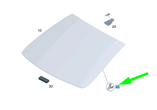 MERCEDES-BENZ E W213 Frontscheiben-Klebekit A0006700100 NEU ORIGINAL ...