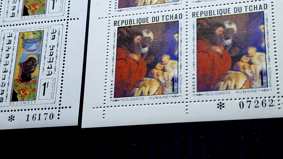 French Chad 1980's - 6 Full Sheets - MNH - 48 Art Stamps Set | eBay