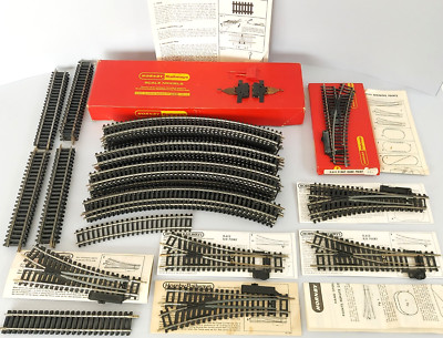 OO Gauge HORNBY TRACK R.600 Straights / R.605 Curves / L & R Points ...