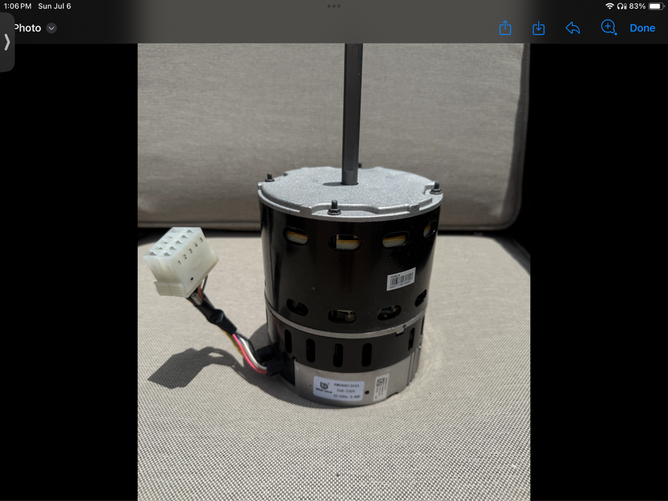 3/4 HP ECM X-13 BLOWER MOTOR 208/230 VOLT GOODMAN AMANA AIR HANDLERS ...