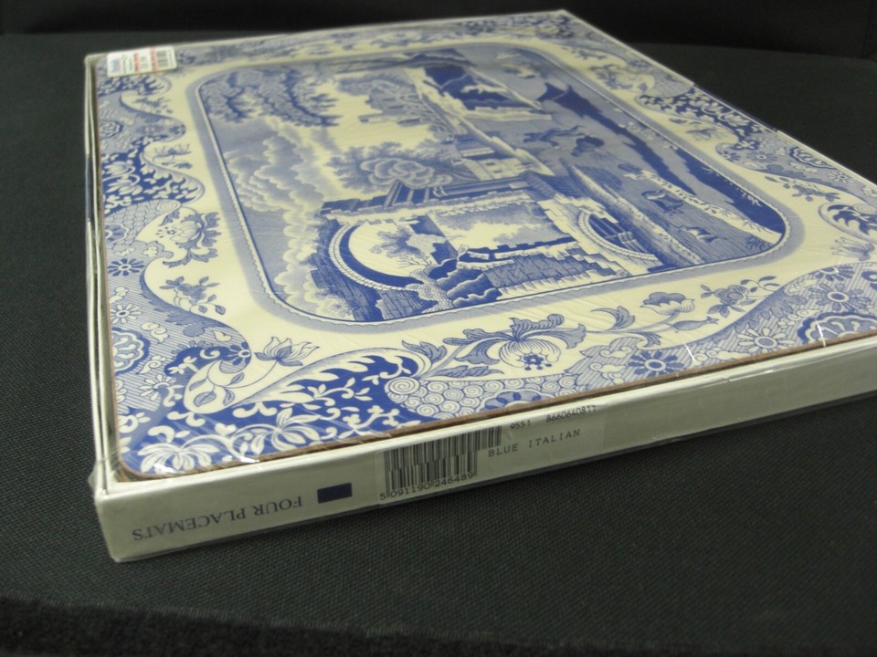 Blue Room Collection Placemats. Blue Italian. NIB 9612 | eBay