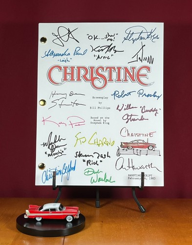 Christine Script Signed - Autograph Reprints - 135 Pages - Stephen King ...