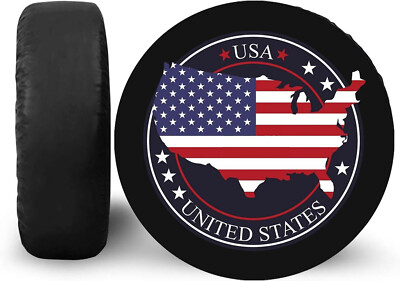 Spare Tire Cover Weatherproof Wheel Casing for RV Camper Trailer SUV 17 ...