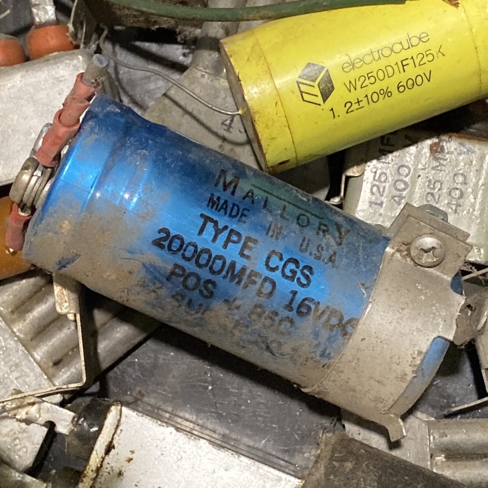 Ham Radio Capacitor Lot From Collector Estate Mallory Aerovox SPRAGUE ...