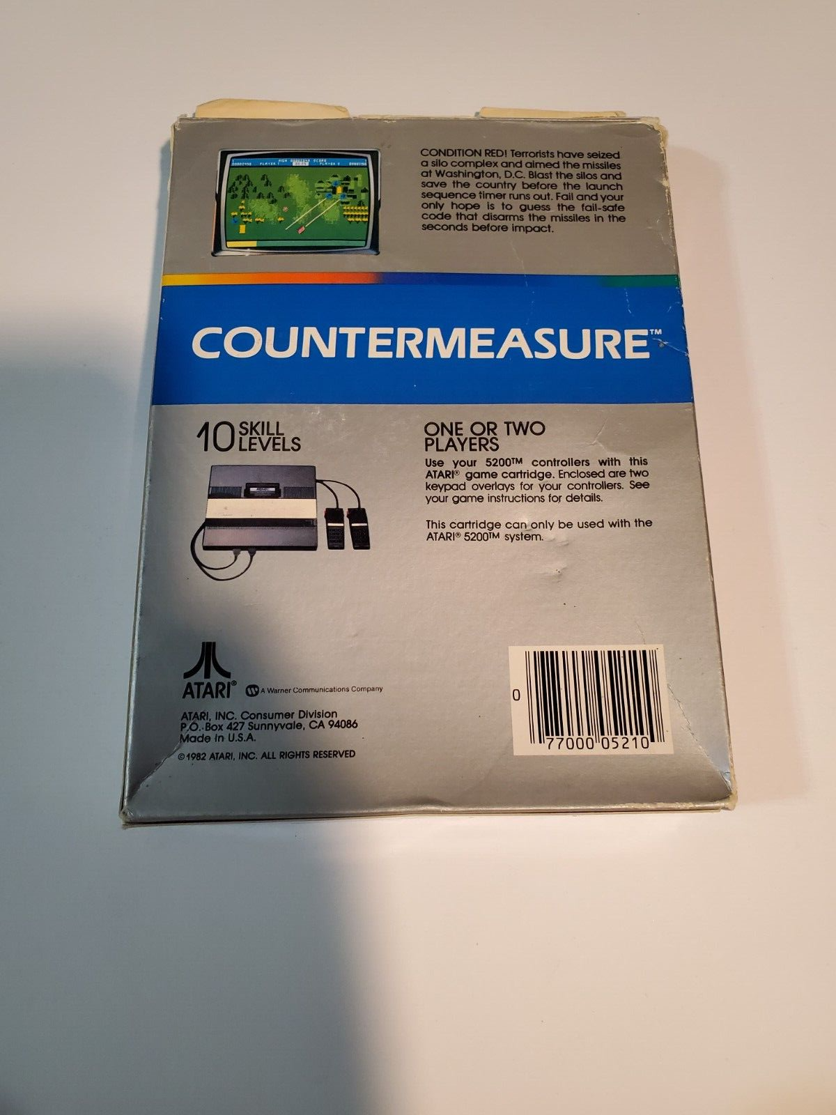 Countermeasure (Atari 5200, 1984) for sale online | eBay
