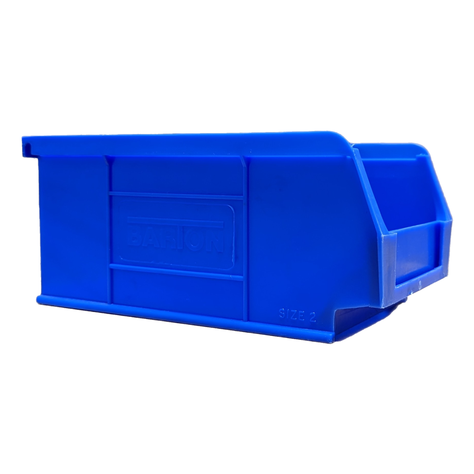 5pcs Barton Blue Size 2 Storage Bins Plastic Stackable Bin Warehouse ...